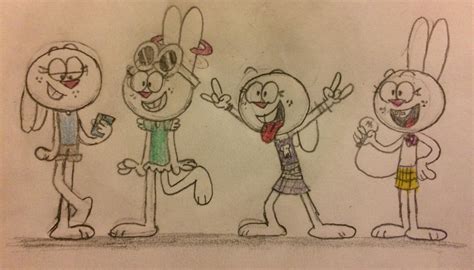 Rabbit Lori Leni Luna And Luan By Jjsponge120 On Deviantart