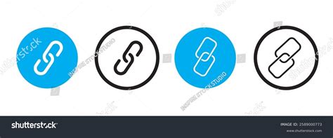 Link Icon Chain Icon Symbol Texture Stock Vector Royalty Free 2589000773 Shutterstock
