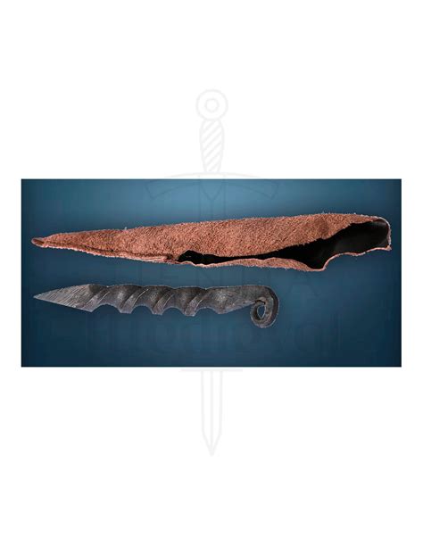 Adaga Espiral Medieval Com Bainha 16 Cm ⚔️ Loja Medieval