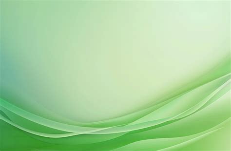 Abstract Background Design Green Gradient With Light Green Wave Curve Frame Template Vector