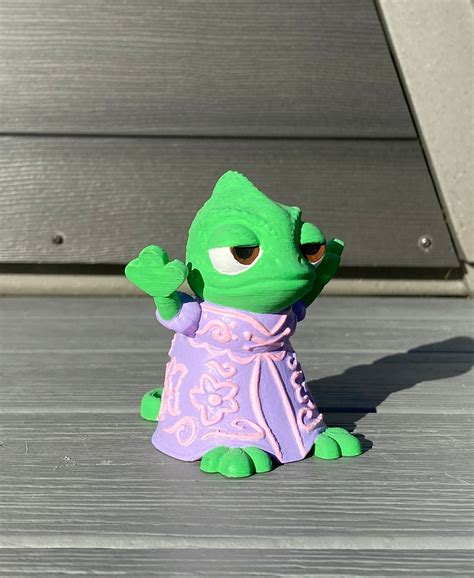 3d Tangled Pascal Etsy