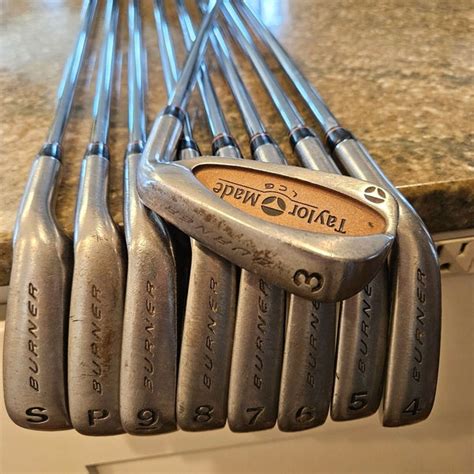 Taylormade Lcg Burner Iron Set 3 Pw Sw Steel Rifle R 80 Shafts Standard