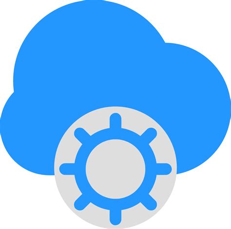 Flat Style Cloud Data Icon 28042523 Png