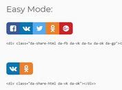 Generate Custom Social Share Buttons With Jquery C Share Plugin Free