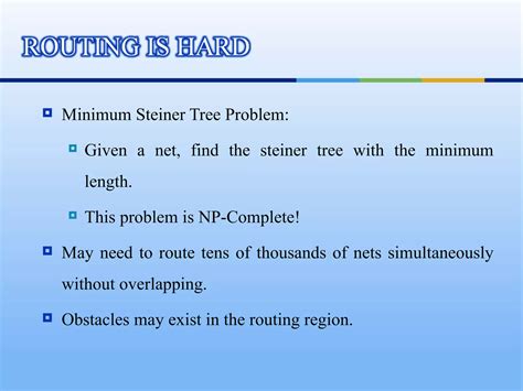 Vlsi Routing Ppt Computer Networking Computing