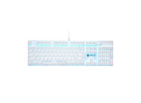 Qisan Teclado Mecânico Para Jogos Tamanho Completo 104 Teclas Layout