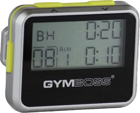 Gymboss Interval Timer And Stopwatch Silveryellow