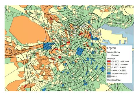 Residential Population Density Persons Per Sq Km In Dublin