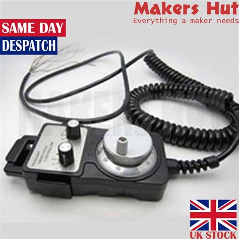 Mach3 Compatible MPG Pendant Hand Held Controller CNC Handwheel Makers Hut