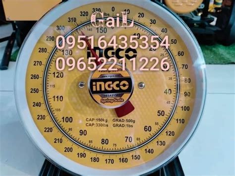 Ingco Spring Scale Manual Weighing Scale Commercial And Industrial