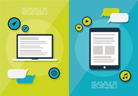 Free Flat Touch Screen Device Background Vector Art At Vecteezy