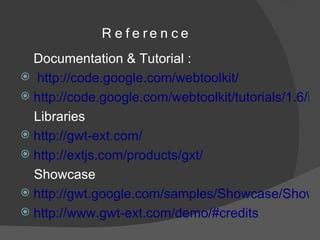 Gwt Presentation PDF Web Design And HTML Internet