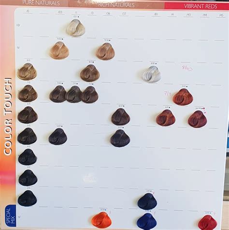 Carta De Colores Wella Rojos