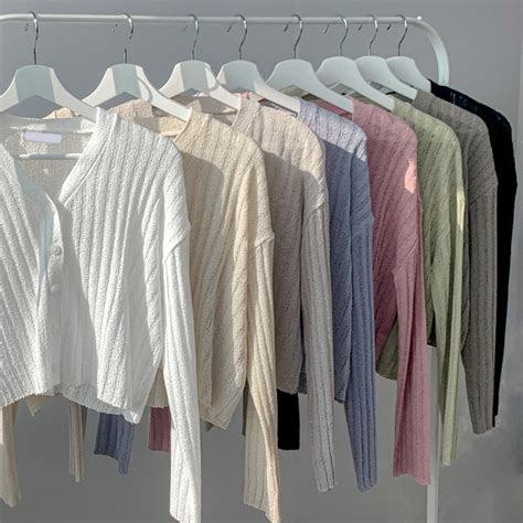 아이스크루 실내가디건추천🐣당일배송 파스텔 루즈핏 크롭 니트 가디건 여리여리 청순 힙 섹시 글램 볼륨 비율 몸매 보정 폭닥 부들 연말 파티 뽀송 루즈핏 아방핏 자켓 포시즌