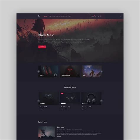 Awesome Fun Gaming Website Templates HTML Free Premium Envato Tuts