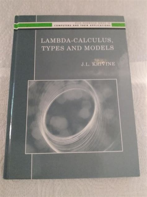 Lambda Calculus Types And Models Ellis Horwood Series In Etsy