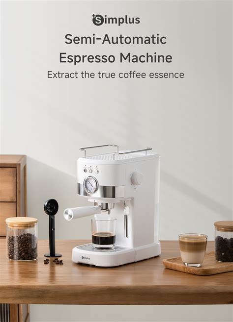 Simplus Coffee Machine Set Espresso Coffee Machine Coffee Grinder Shopee Philippines