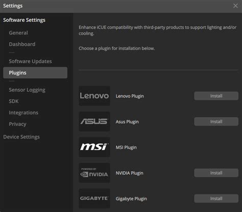 Icue Still Not Working With Msi Center Even When Using The Msi Plugin Icue Software