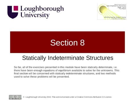Ppt Structures And Materials Section 8 Statically Indeterminate Structures Dokumen Tips