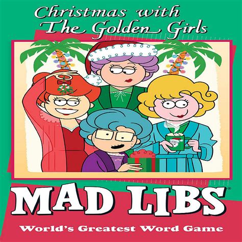 The Golden Girls Christmas Mad Libs Paperback Word Game Oriental Trading