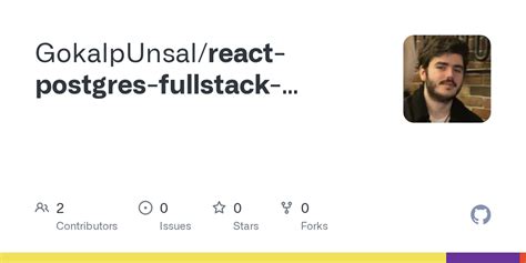 Github Gokalpunsalreact Postgres Fullstack Template