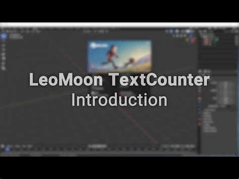 A Text Counter Plugin Page 2 Python Support Blender Artists Community
