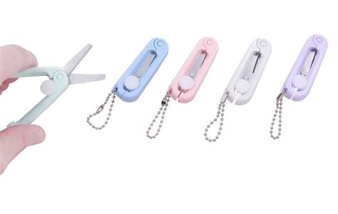 Mini Folding Safety Scissors Keychain Mid Shop