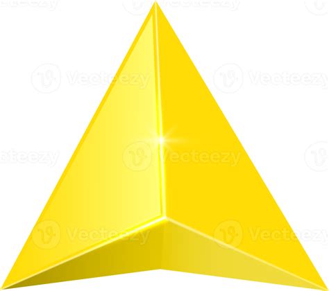 3d Render Yellow Arrow Pointer 11356699 Png