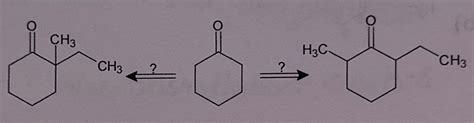 Solved Starting From Cyclohexanone Show How To Make The Two Chegg Com
