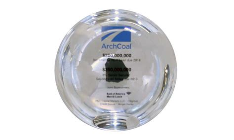 Acrylic Embedment With Coal The Corporate Presence