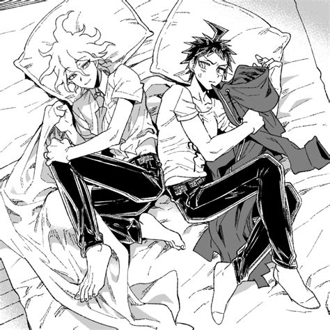 Uurin Hinata Hajime Komaeda Nagito Danganronpa Series Danganronpa 2 Goodbye Despair