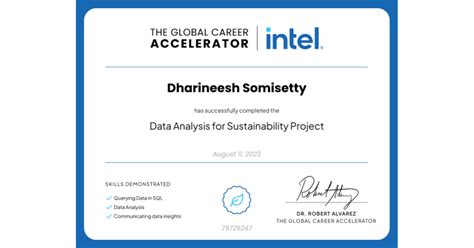 Dharineesh Somisetty On Linkedin Intel Internship Project Data Analysis For Sustainability
