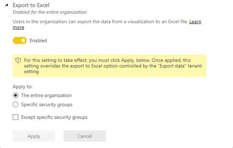 Solved Export Data To Excel Without Enabling Analyse In E