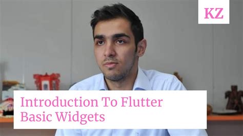 Introduction To Flutter Basic Widgets Youtube