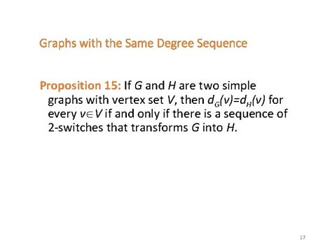 Degree Sequence The Degree Sequence Of A Graph