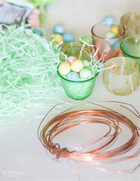 How To Make Mini Easter Baskets With Dishes