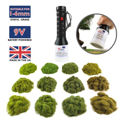 Pro Grass Micro Applicator Four Seasons Static Grass Kit Wwscenics