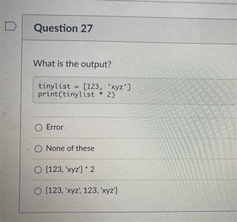 Solved Question 20 1 Pts Which Of The Following Concatenates