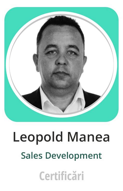 Leopold Manea Echipa Nutechnologies
