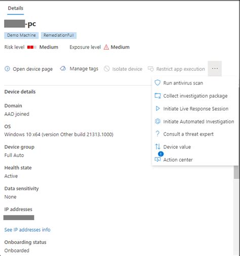 查看microsoft defender for endpoint中的警报 microsoft defender for endpoint