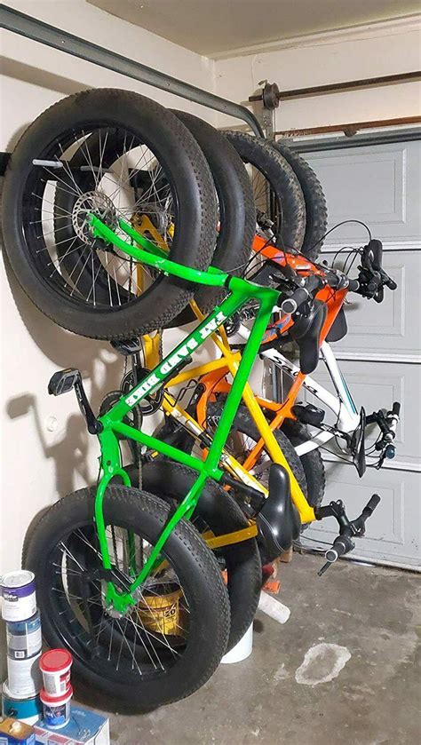 Storeyourboard Blat Bike Fat Tire Wall Rack Holds 2 Bikes Metal