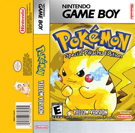 Pokemon Yellow Version Cover By Thecoverman On Deviantart