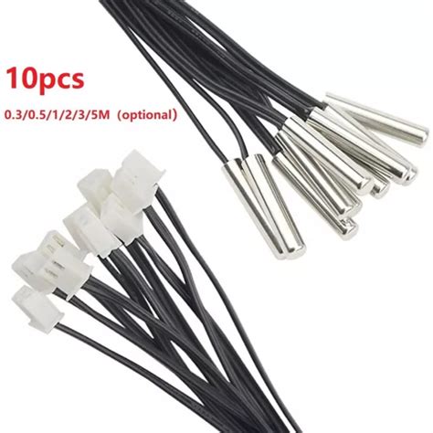 Quick Response Ntc 10k Ohm Thermistor Temperature Sensor Probe 10 Pieces £7 45 Picclick Uk