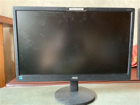 AOC LCD Monitor E SWNL Inch Computers Tech Parts Accessories Monitor Screens On
