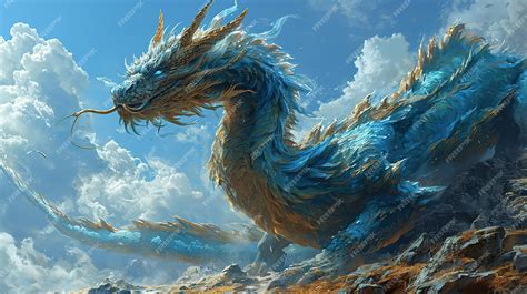 Premium Photo Dragon Mythology East Asian Dragon Dragon Illustration