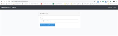 vue js reset password with laravel api part 3 codebriefly