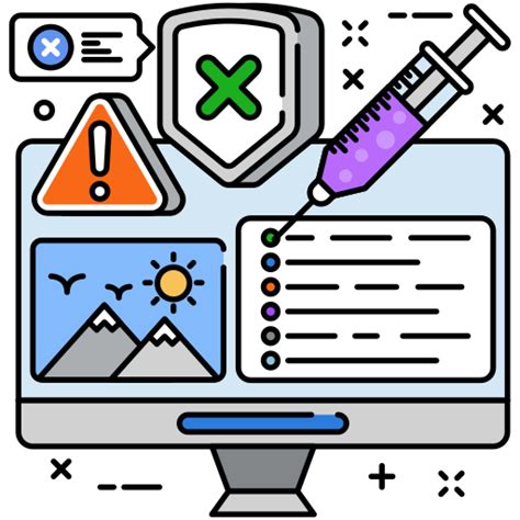 Sql Injection Image Data Cyberattack Malicious Illegal Icon
