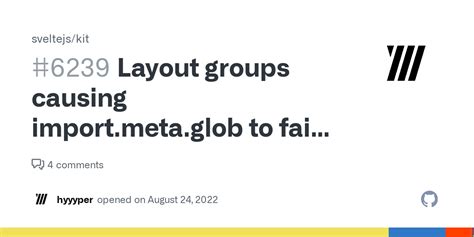 Layout Groups Causing Import Meta Glob To Fail To Find Files Issue