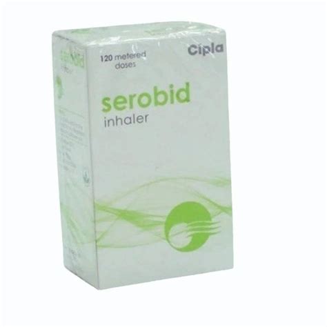 25mcg Serobid Salmeterol Inhaler Packaging Size 120 Mdi At ₹ 178pack