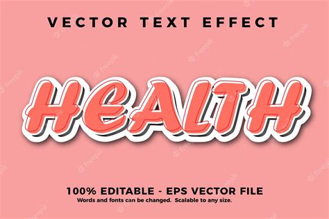 Premium Vector 3d Style Editable Vector Text Effect